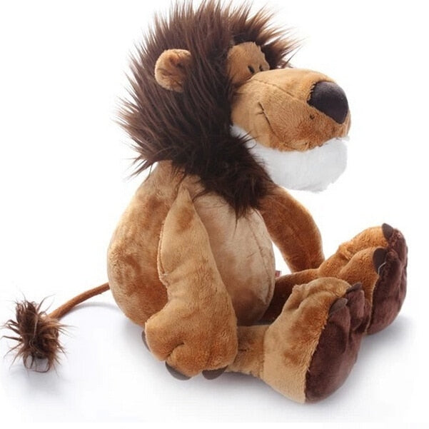 Flauschiger Stoff Löwe mit Mähne (ca. 25cm) – Kuscheltiere.store